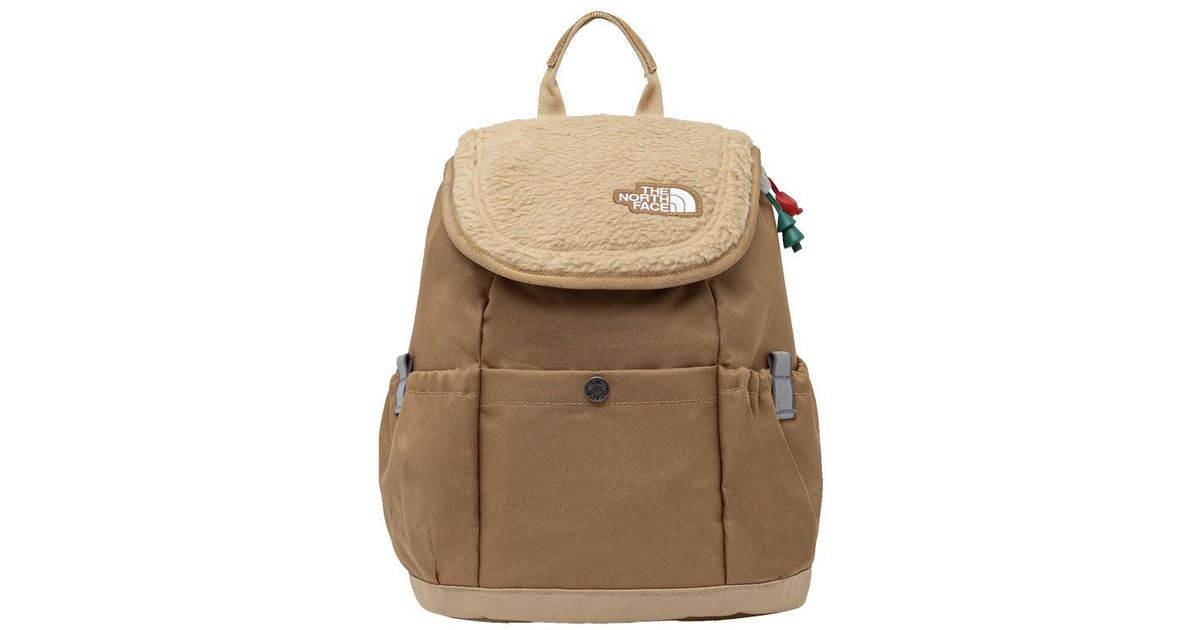 The North Face Backpack With "Explorer" Logo in Natural | Lyst
