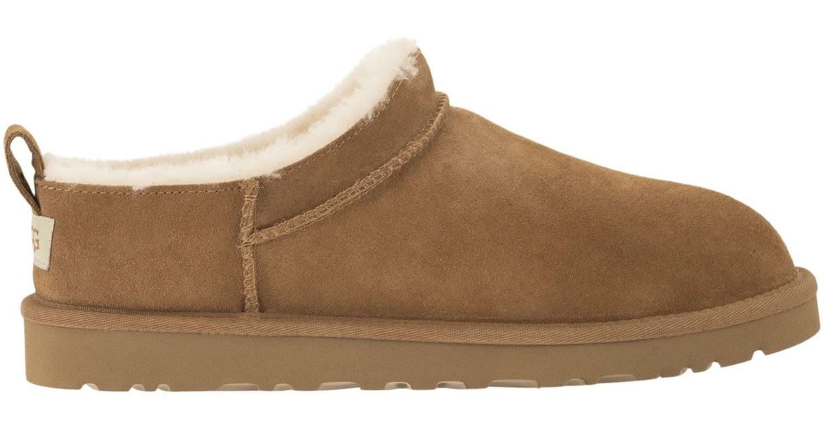 UGG Classic Micro Low Suede Ankle Boot in Brown for Men | Lyst UK