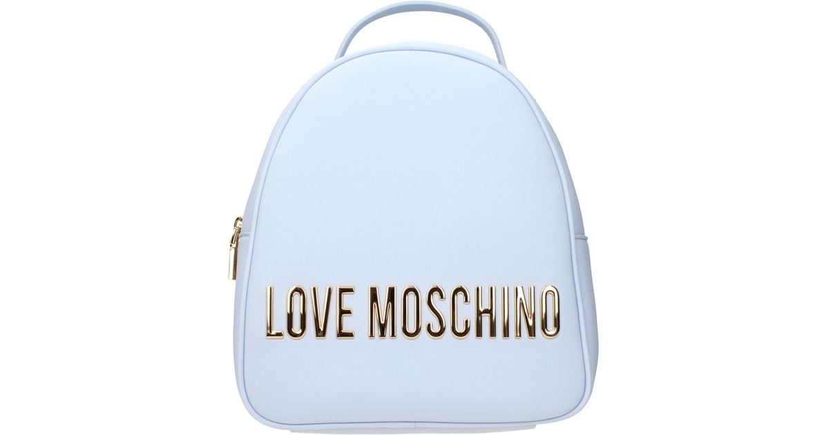 Love Moschino Backpacks And Pouches Eco Friendly Polyurethane Sky in ...