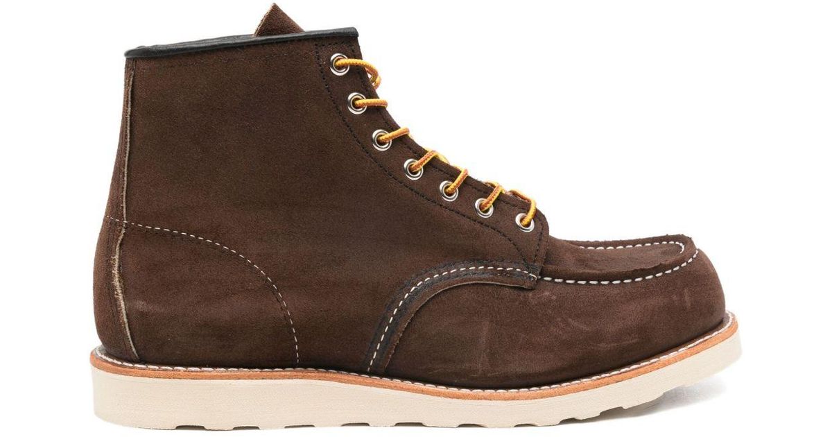 Red Wing 8836 Classic Moc Toe Chocolate Muleskinner in Brown for Men ...