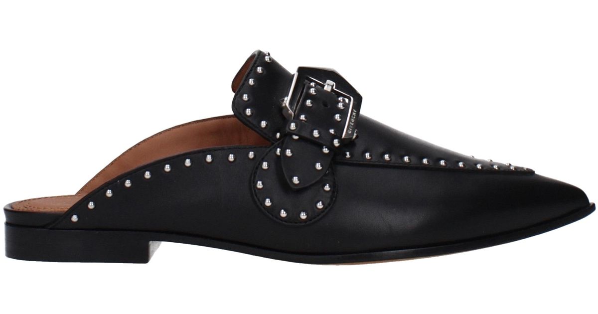 Givenchy Slippers And Hooves Leather in Black for Men | Lyst