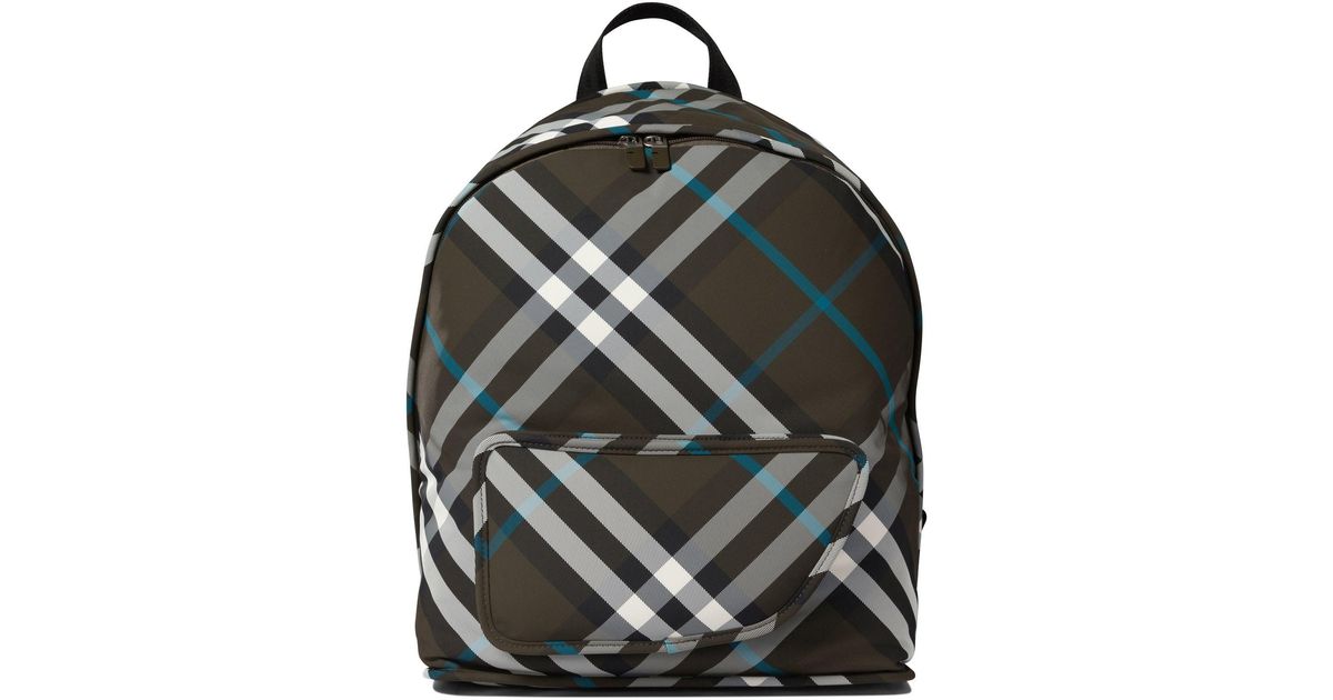 Burberry "Shield" Backpack in Black for Men | Lyst UK