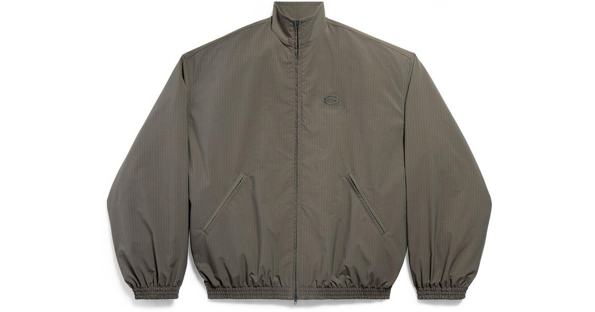 Balenciaga Unity Sports Icon Cocoon Kick Windbreaker in Gray for Men | Lyst