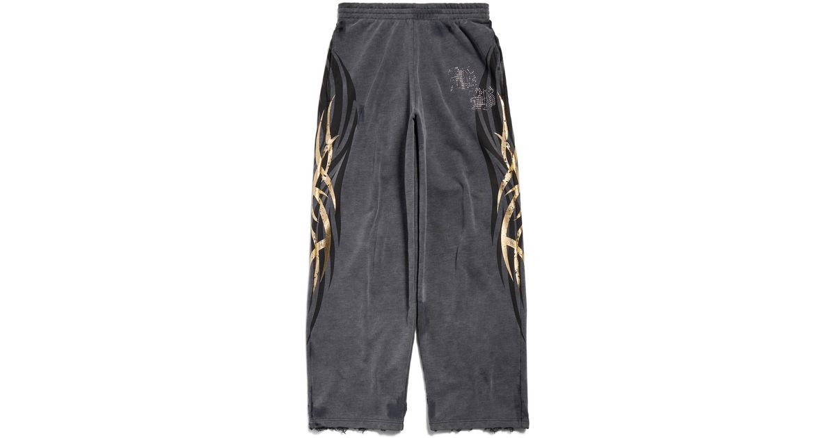 Balenciaga Tacky Baggy Sweatpants in Gray for Men | Lyst