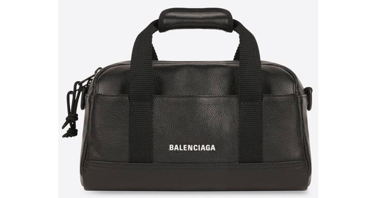 Balenciaga Explorer Small Duffle Bag in Black for Men | Lyst