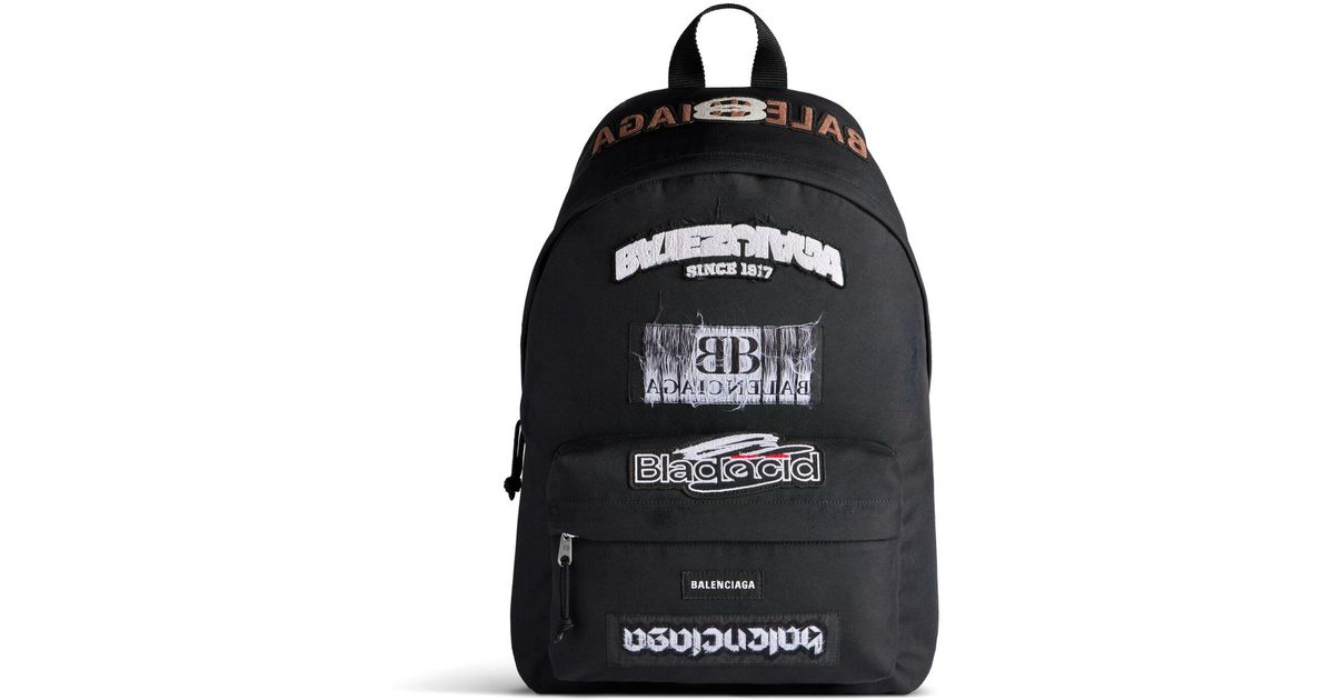 Balenciaga Explorer Backpack in Black for Men | Lyst