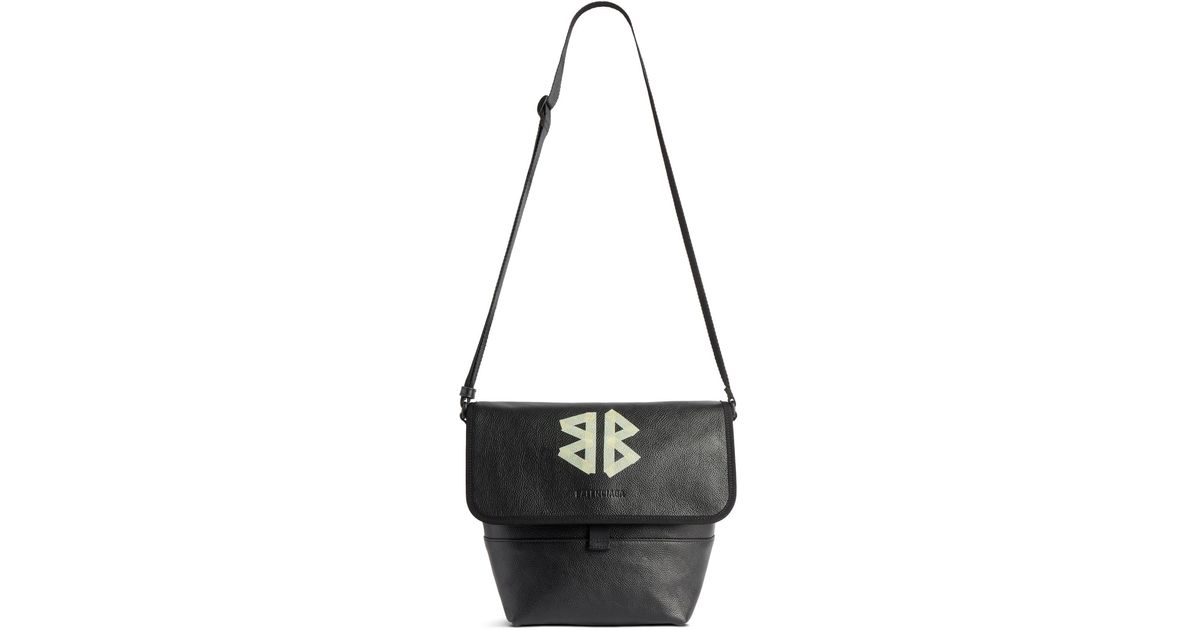 Balenciaga Explorer Small Messenger Bag in Black for Men | Lyst
