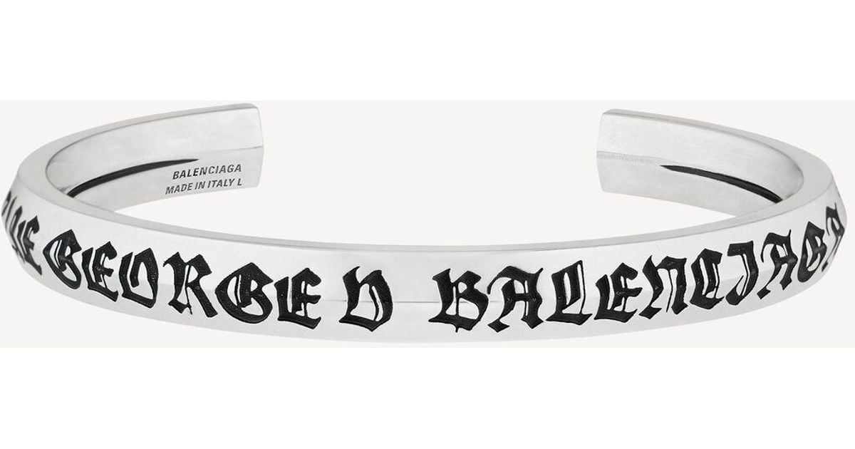 Brazalete Melrose Balenciaga de hombre de color Blanco | Lyst
