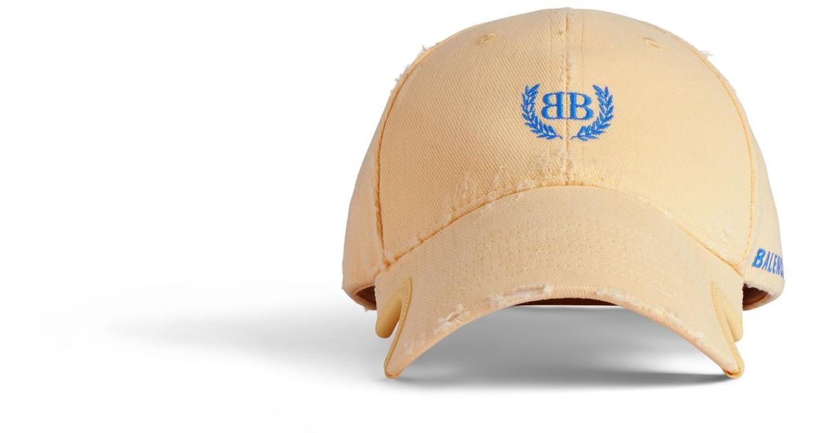 Balenciaga Laurel Classic Cap in Natural | Lyst