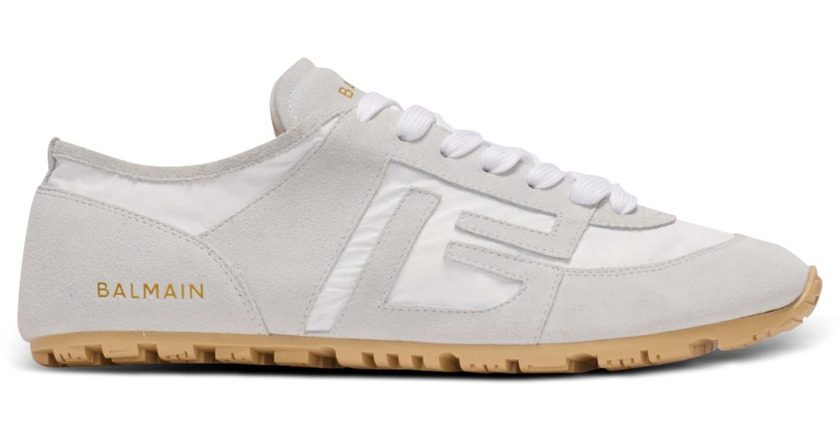 Balmain Racer 45 Trainers in White | Lyst UK
