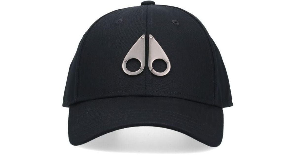 Moose Knuckles Baseball Cap With Metal Logo Patch in Blue for Men | Lyst