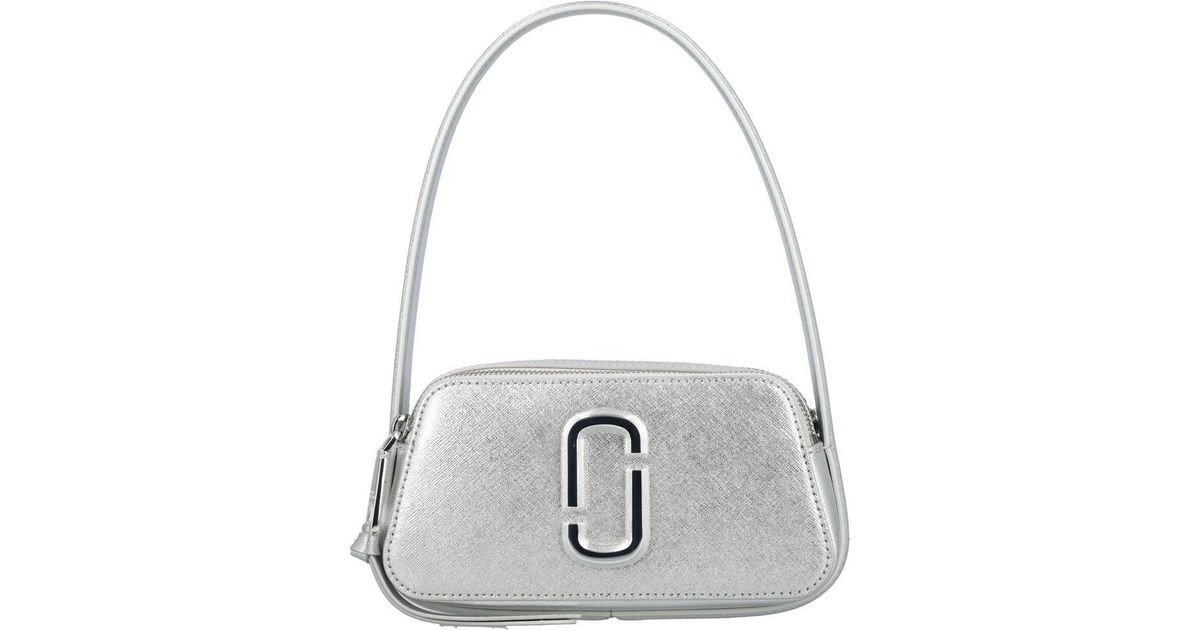 Marc Jacobs The Metallic Slingshot in White | Lyst