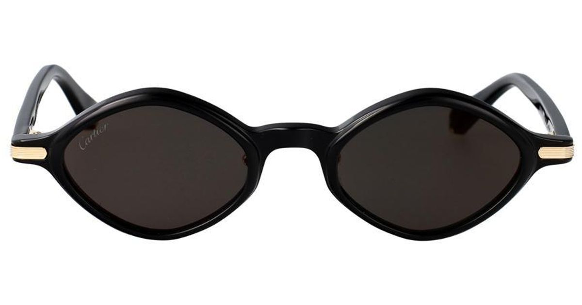 Cartier Sunglasses in Black | Lyst
