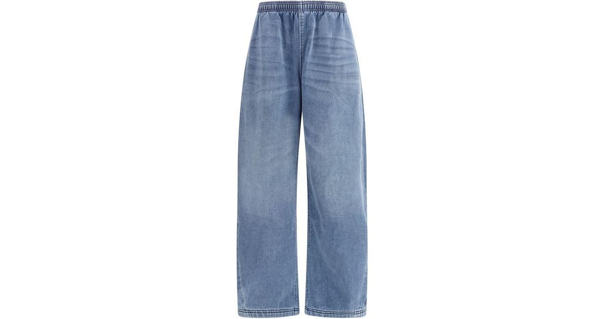Alexander Wang Pants in Blue | Lyst UK