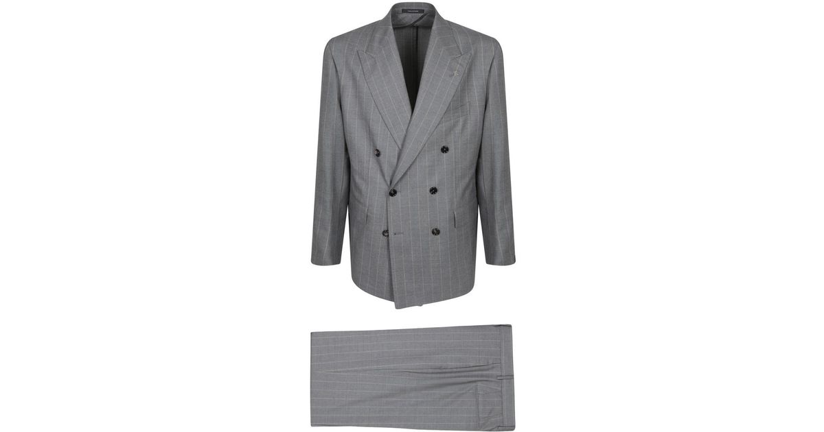 Tagliatore Suits in Grey for Men | Lyst UK