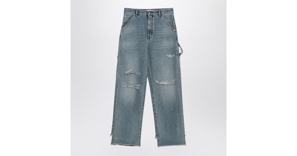 DARKPARK Lisa Light Washed Ripped Jeans in Blue | Lyst