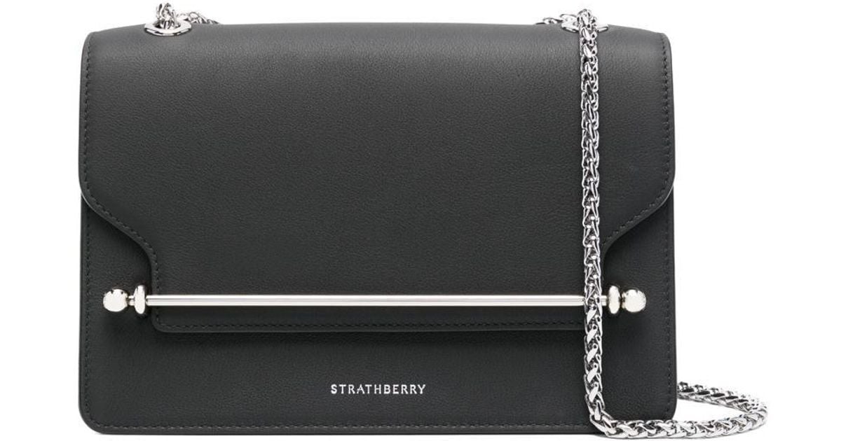 Strathberry East/West Leather in Gray | Lyst