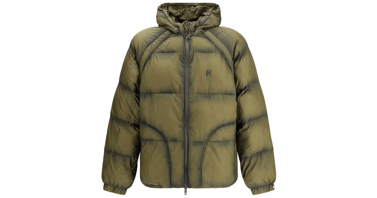 Represent Down Jackets in Green for Men | Lyst UK