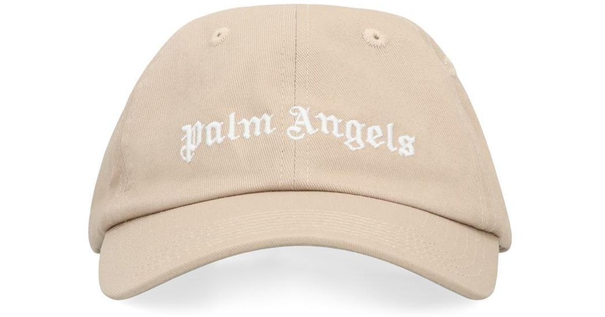 Palm Angels Baseball Cap With Logo in Natural for Men | Lyst UK