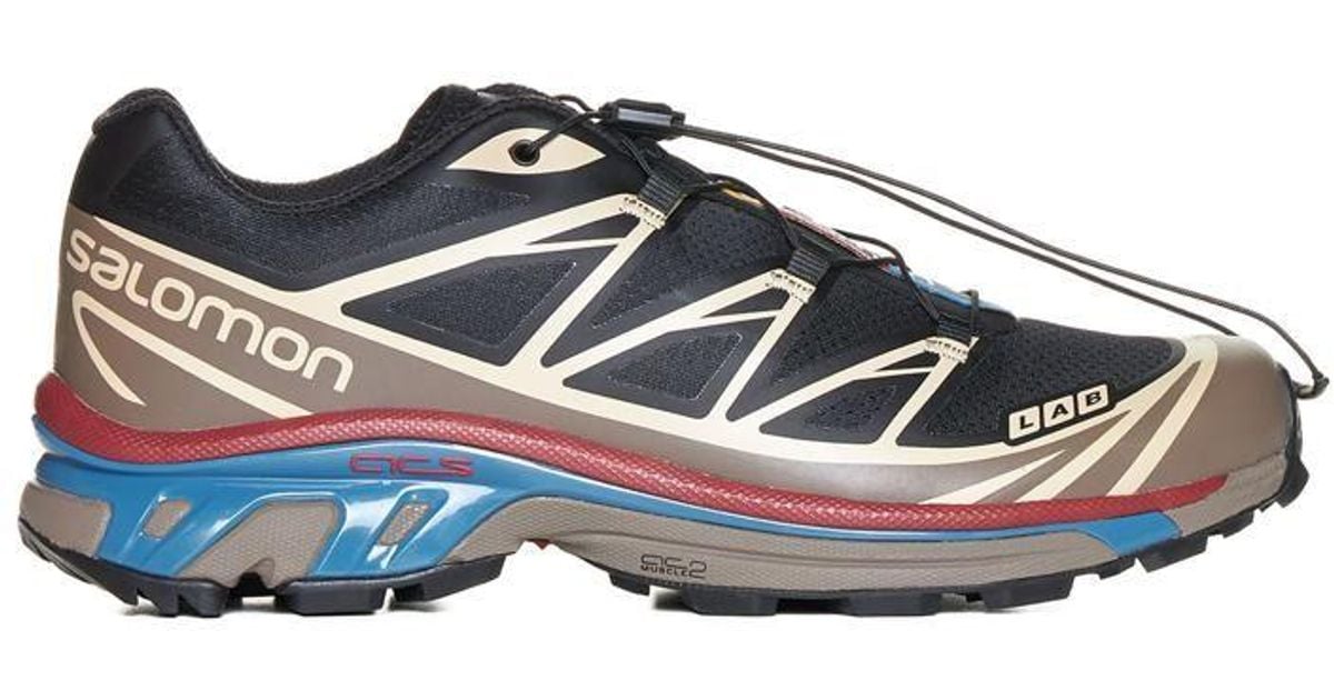 Salomon Xt-6 Sneakers Black, Falcon & Cow Hide for Men | Lyst