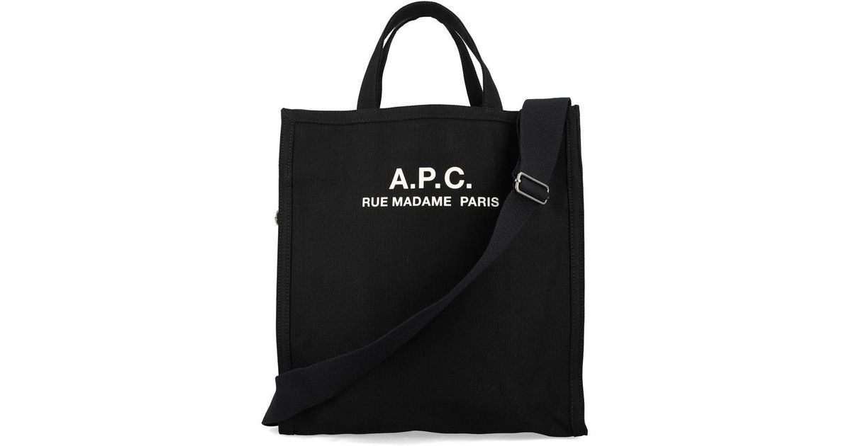 A.P.C. Tote Bags in Black for Men | Lyst UK