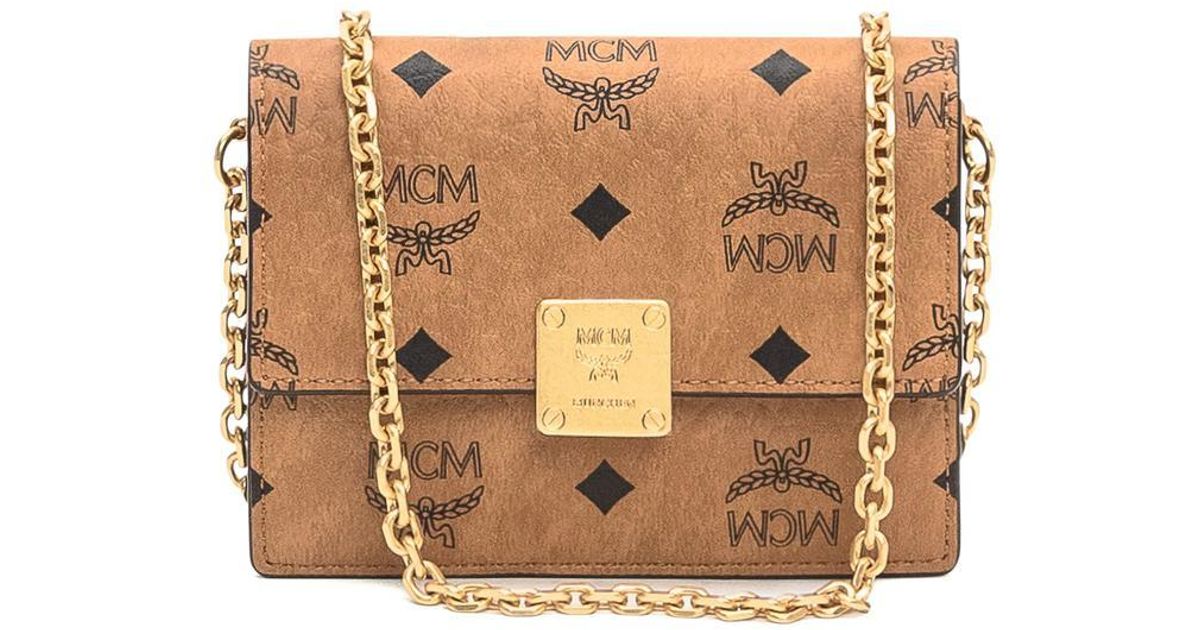 MCM Tote Bags in Brown | Lyst