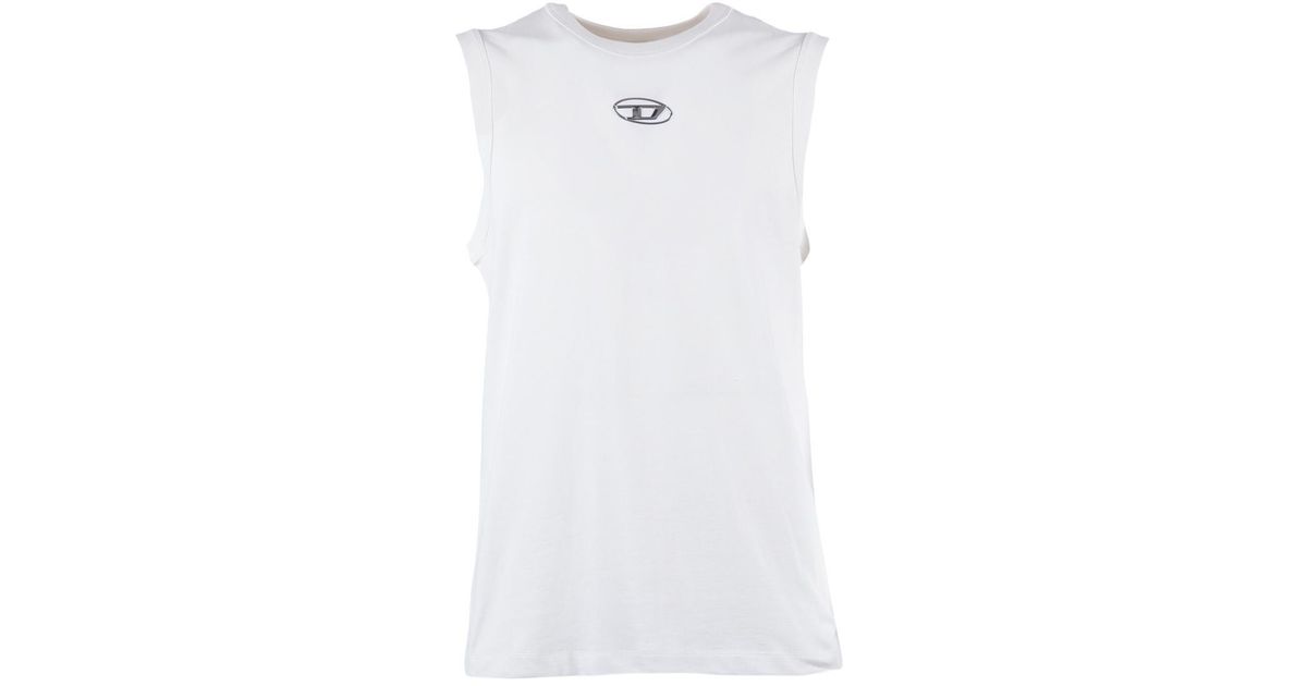 DIESEL Top in White for Men | Lyst UK