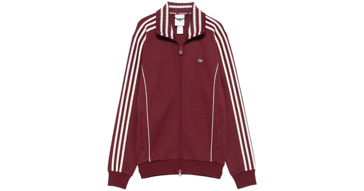adidas Originals Prem Track Top Clothing in Red for Men | Lyst UK
