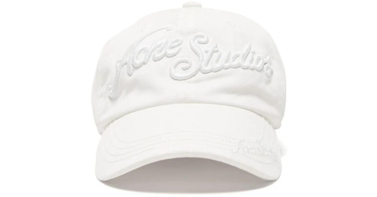 Acne Studios Hat in White | Lyst UK