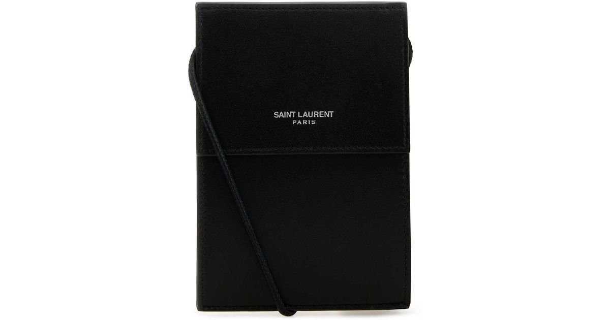 Saint Laurent Ysl Mbag Soho in Black for Men | Lyst UK