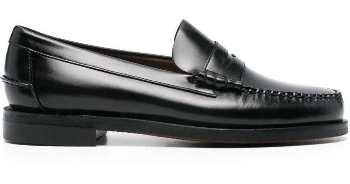 Sebago "Classic Dan" Loafer Shoes in Black for Men | Lyst