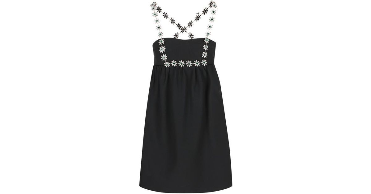 Prada Dresses in Black | Lyst