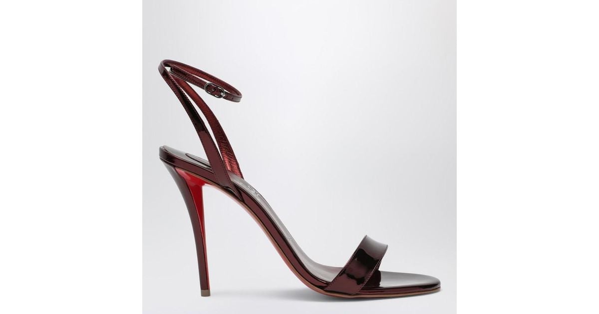 Christian Louboutin Palio Miss Z High-Heeled Sandals in Red | Lyst UK