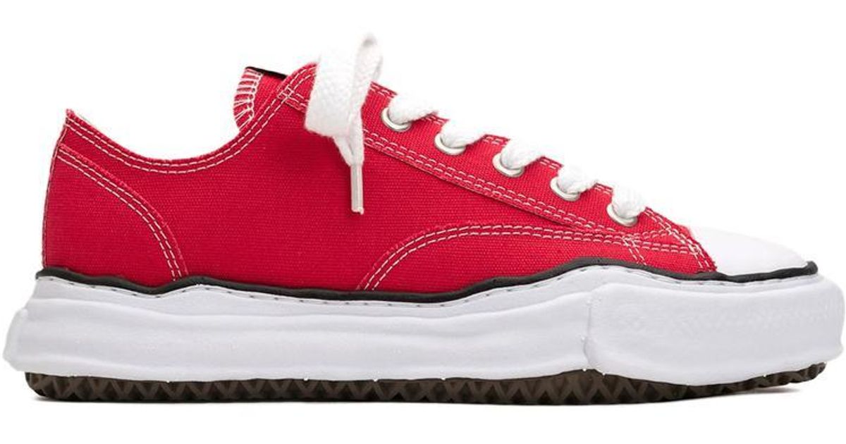 Maison Mihara Yasuhiro Trainers in Red for Men | Lyst