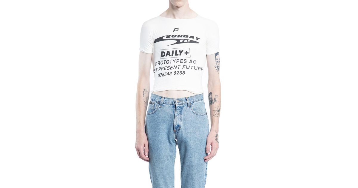 PROTOTYPES Short Sleeves in Blue for Men | Lyst