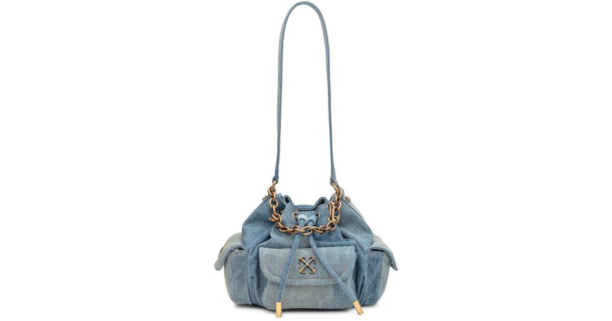 Off-White c/o Virgil Abloh Dumbo Bucket Bag in Blue | Lyst