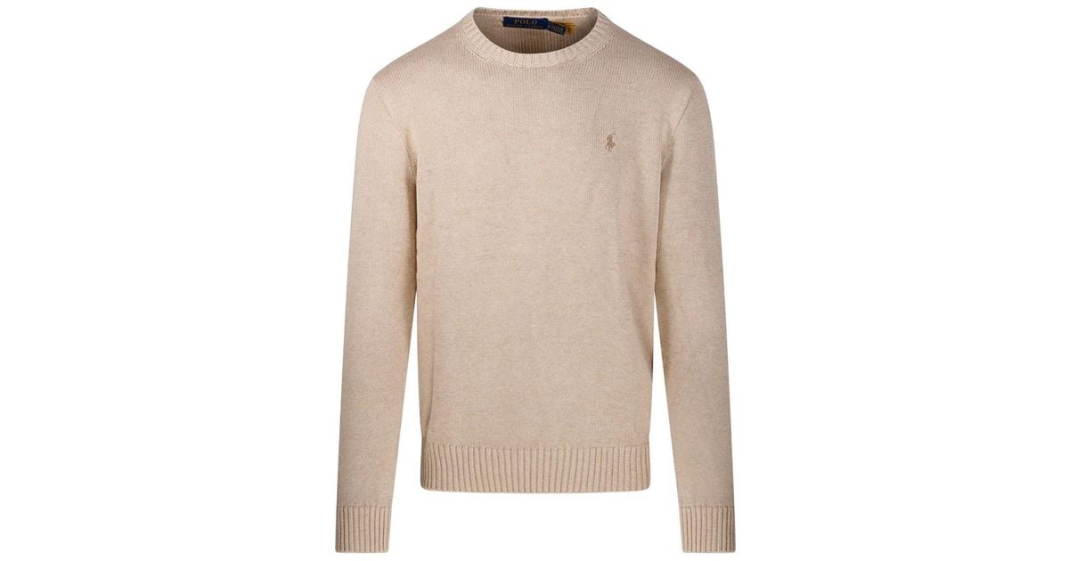 Polo Ralph Lauren Sweater Clothing in Natural for Men | Lyst UK