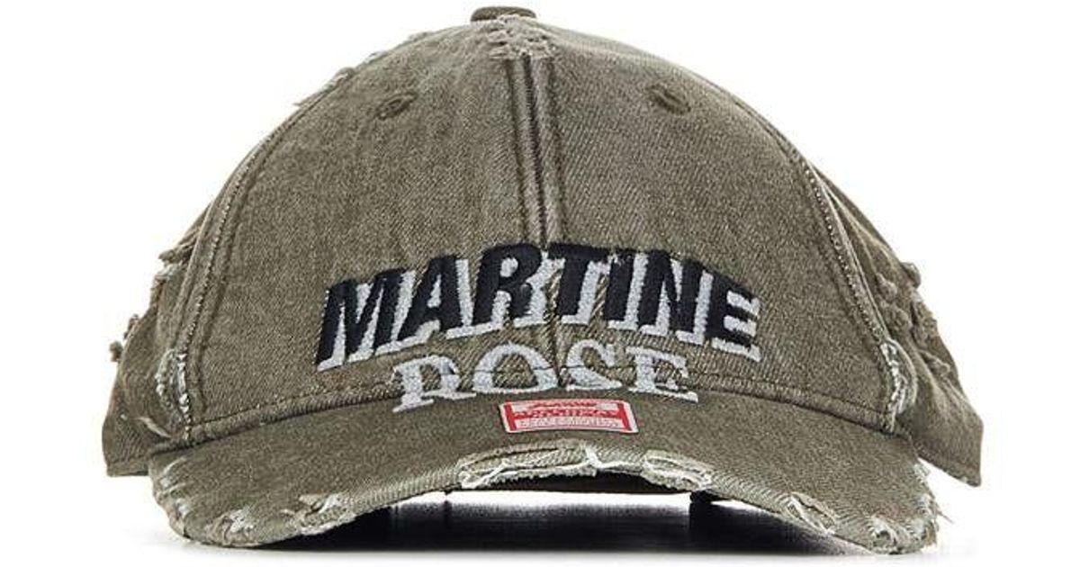Martine Rose Hat in Green for Men | Lyst