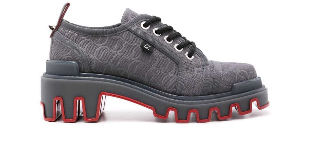 Christian Louboutin Boots in Gray for Men | Lyst