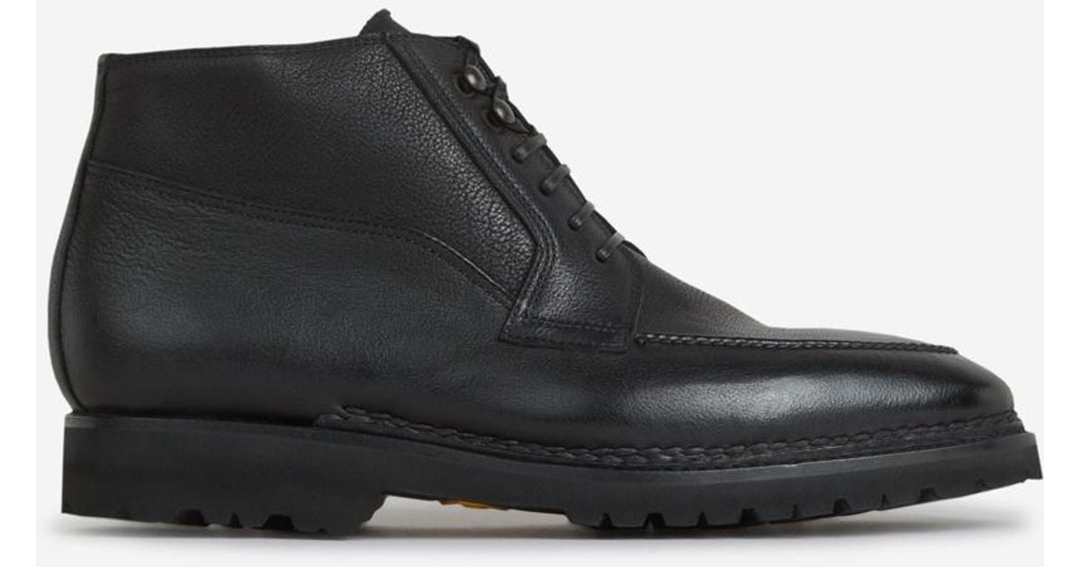 Bontoni Campagna Lace-Up Boots in Black for Men | Lyst