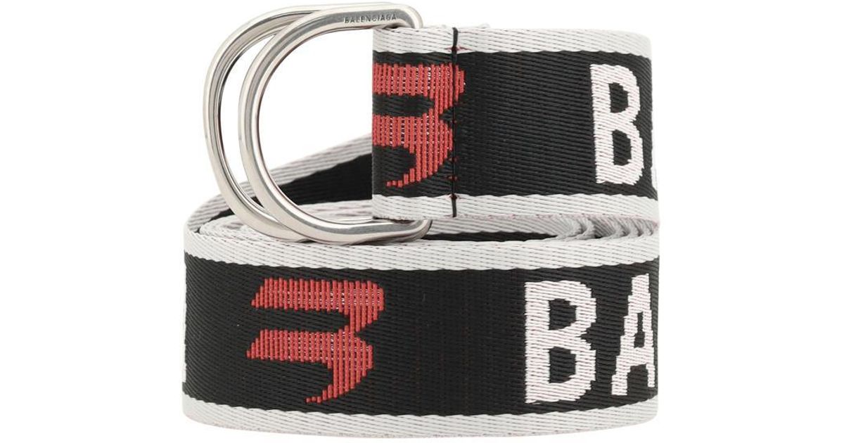 Balenciaga D-Ring Belt in White for Men | Lyst UK