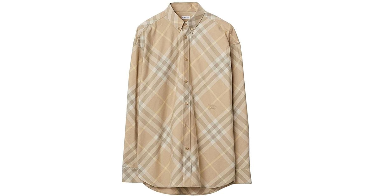 Burberry Topwear in Natural for Men | Lyst
