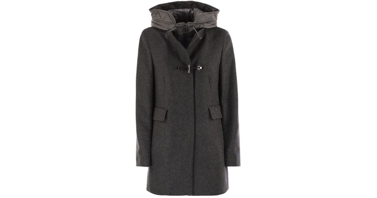 Fay Coats in Black | Lyst