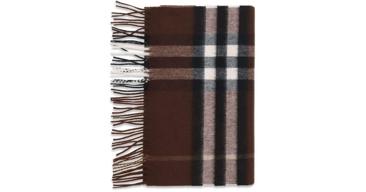 Burberry Scarves in Brown | Lyst UK