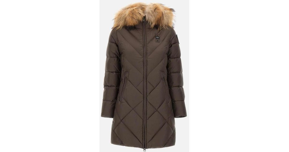 Blauer Usa Coats in Brown | Lyst UK