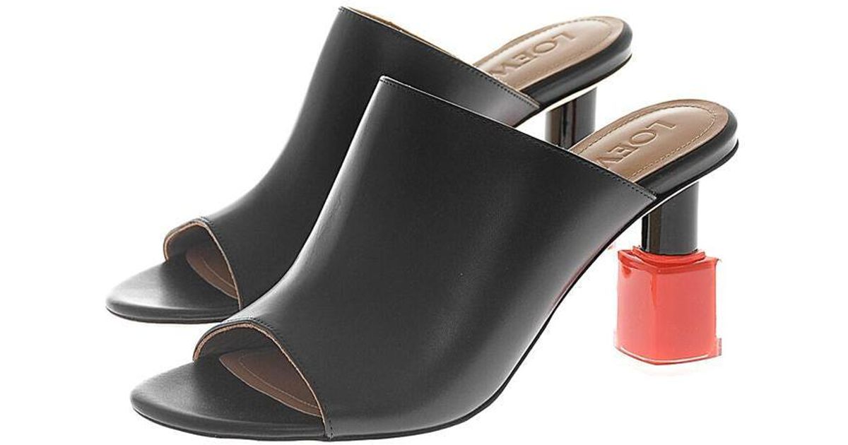 Loewe Sandals in Black | Lyst