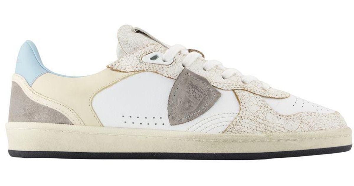 Philippe Model Pgal Low Sneakers in White for Men | Lyst UK