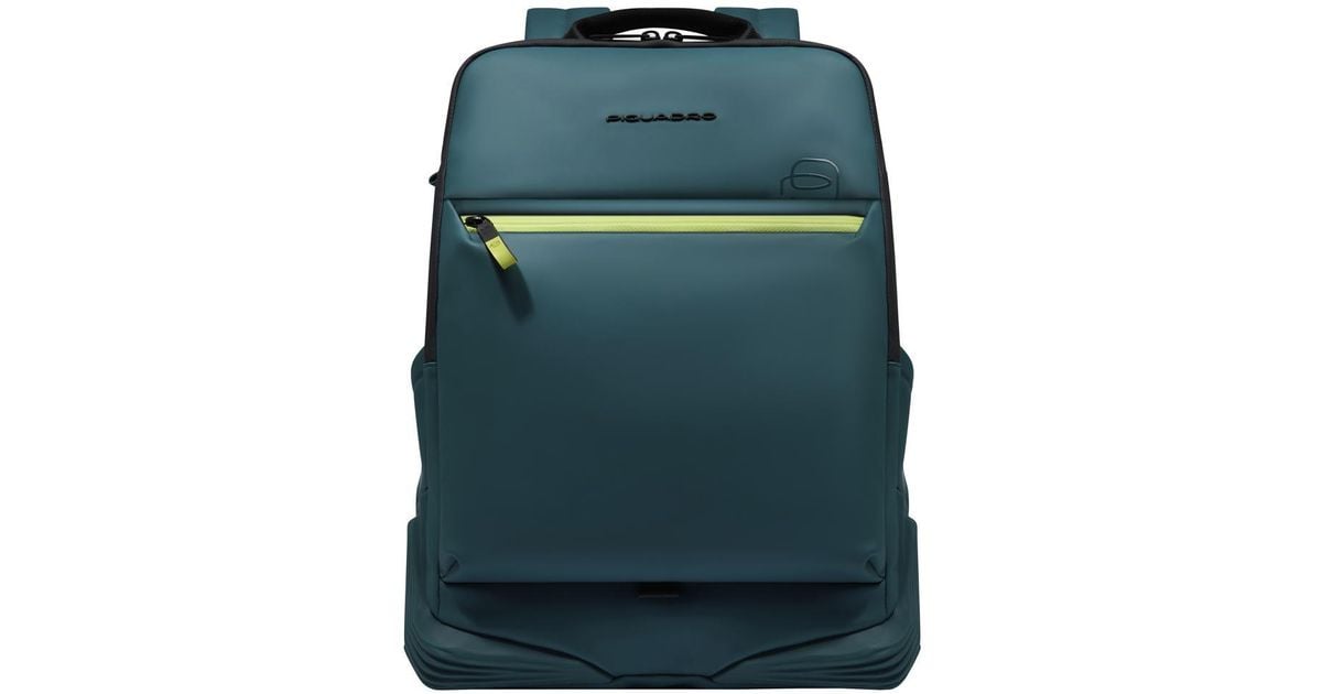 Piquadro Ipad Backpack Bags in Green | Lyst UK