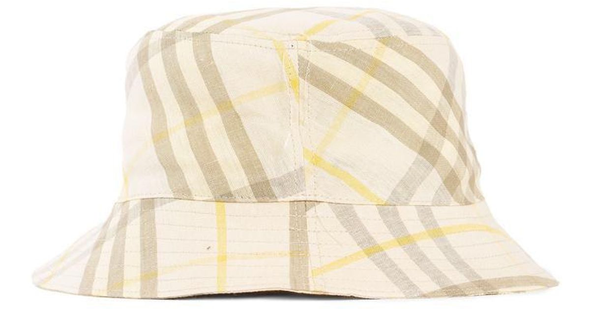 Burberry Hats in Natural for Men | Lyst