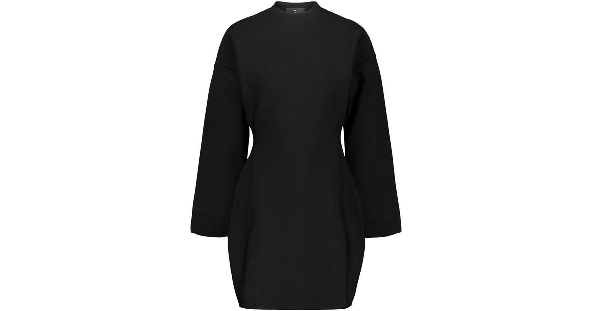 Wardrobe NYC Rhw Power Knit Dress in Black | Lyst UK